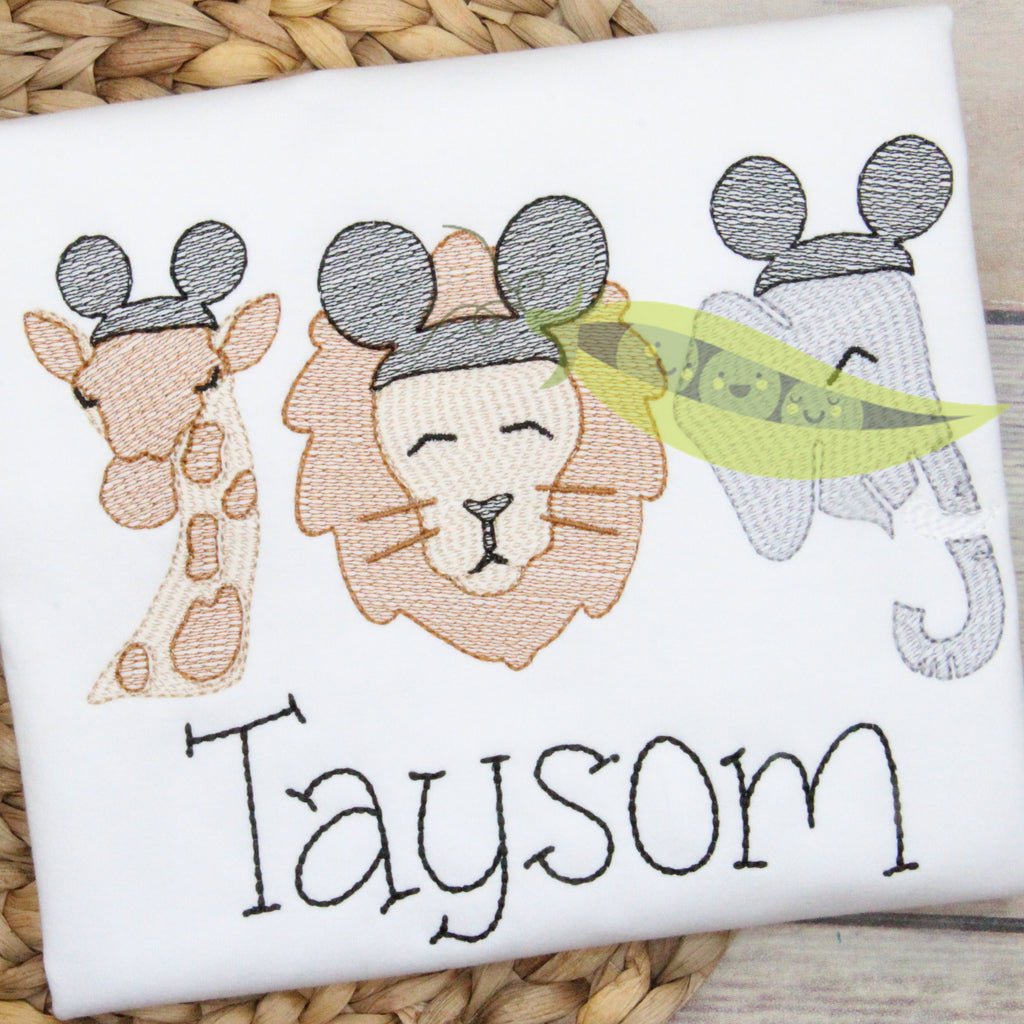 Magical Animal Trio – Three Peas In A Pod Nola
